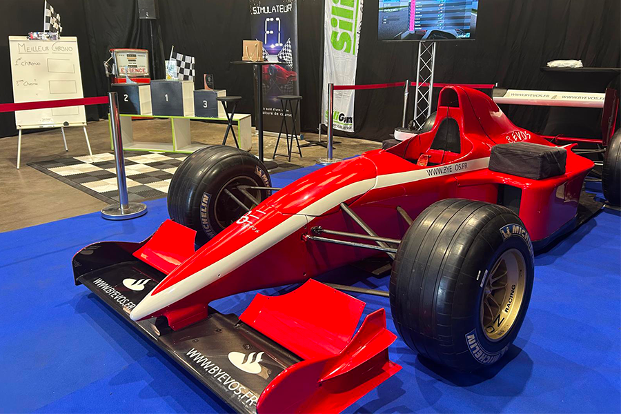 Simulateur formule 1 VR pour animation événementielle